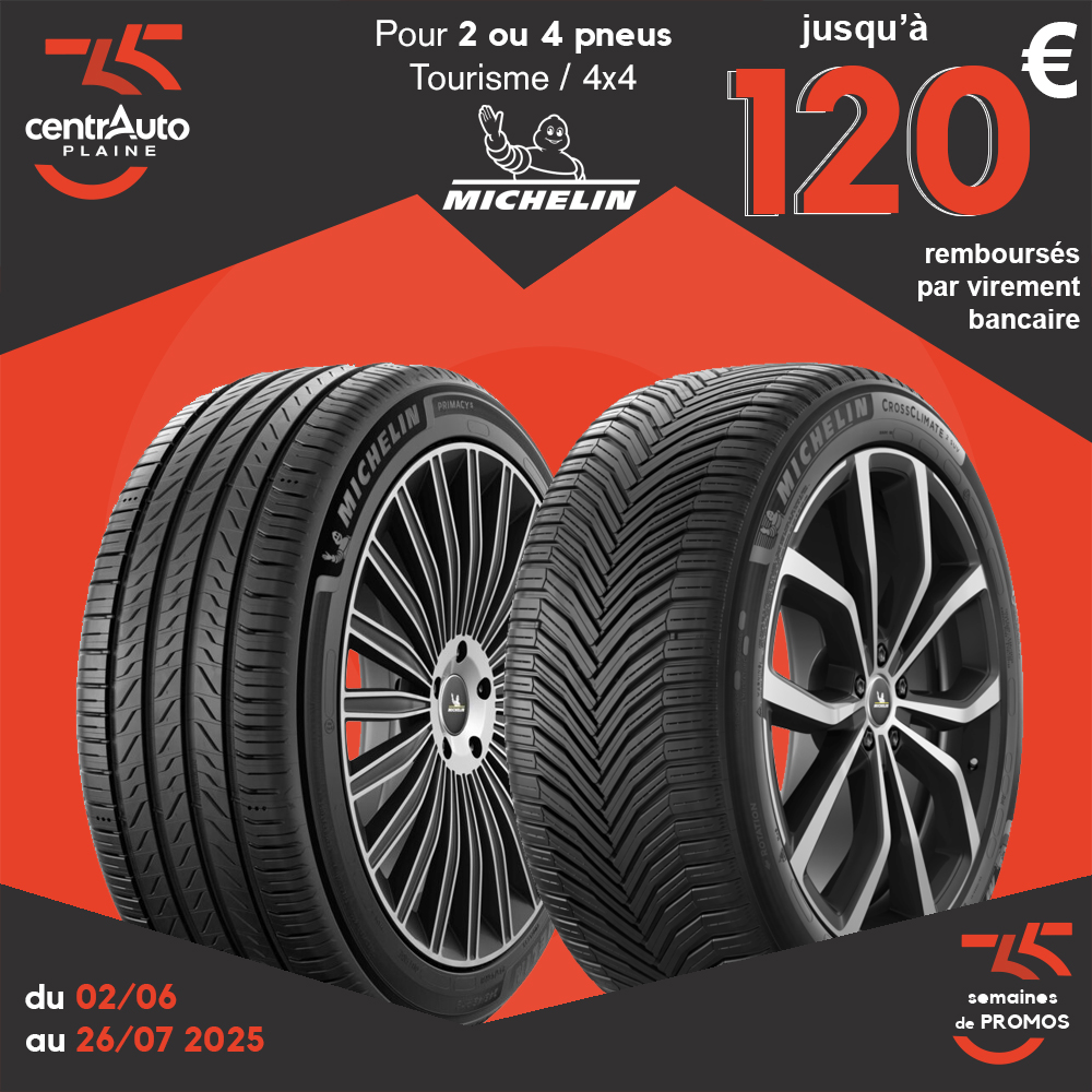 Promotion Pneu Michelin